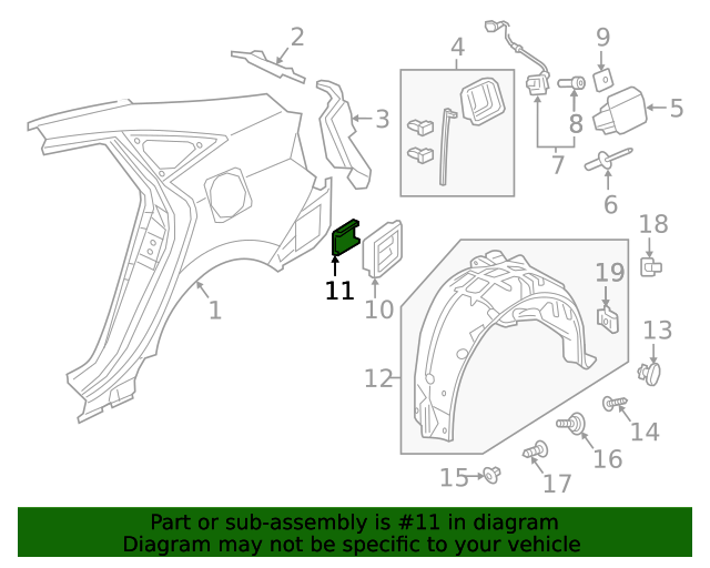 75451-TBA-A01 - Pressure Vent Insulator 2016-2024 Honda | Honda Parts ...