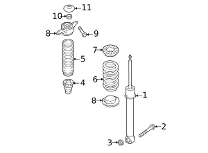 2022 Hyundai Tucson Shock 55307-P0300 | QuirkParts