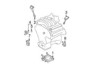 Genuine Ignition Coil for 2000-2001 Nissan Maxima | OEM Part# 22448 ...