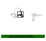 88201-60010 - Cruise Control Distance Sensor Bracket 2016-2021 Toyota ...