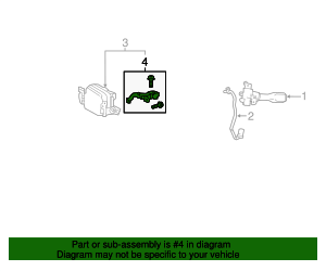 2016-2021 Toyota Cruise Control Distance Sensor Bracket 88201-60010 ...