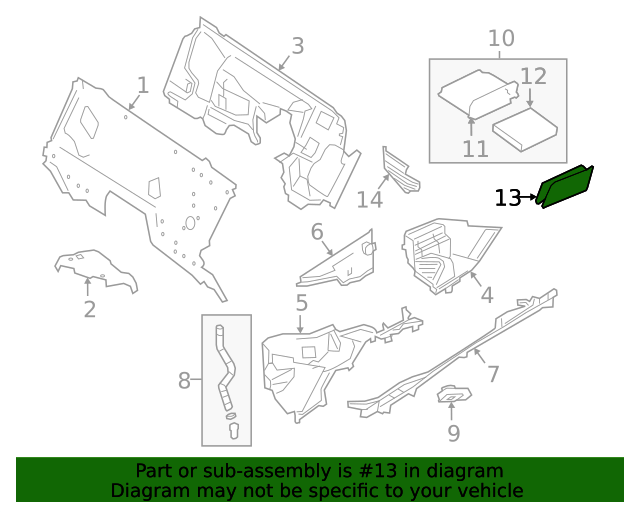463-830-11-01-64 - Air Duct Mercedes-Benz USA Parts