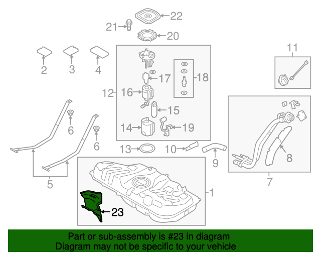 2013-2017 Hyundai Tank Shield 31220-3X000 | OEM Parts Online