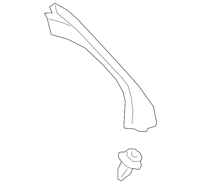 2018-2020 Toyota Camry Deck Lid Molding 64572-06120 | Toyota Parts Center