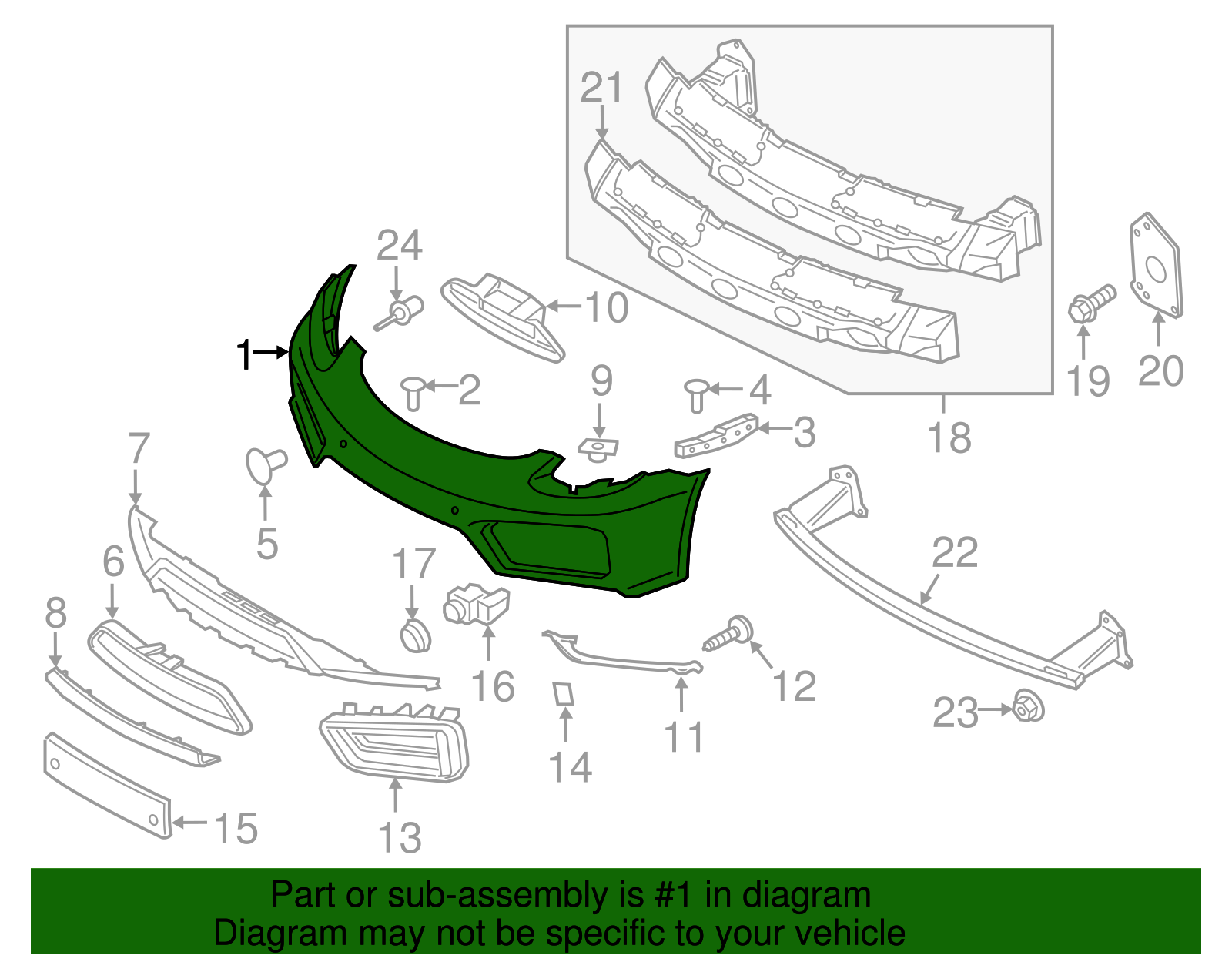 2014-2016 Porsche Bumper Cover 981-505-011-52 | Porsche Marin