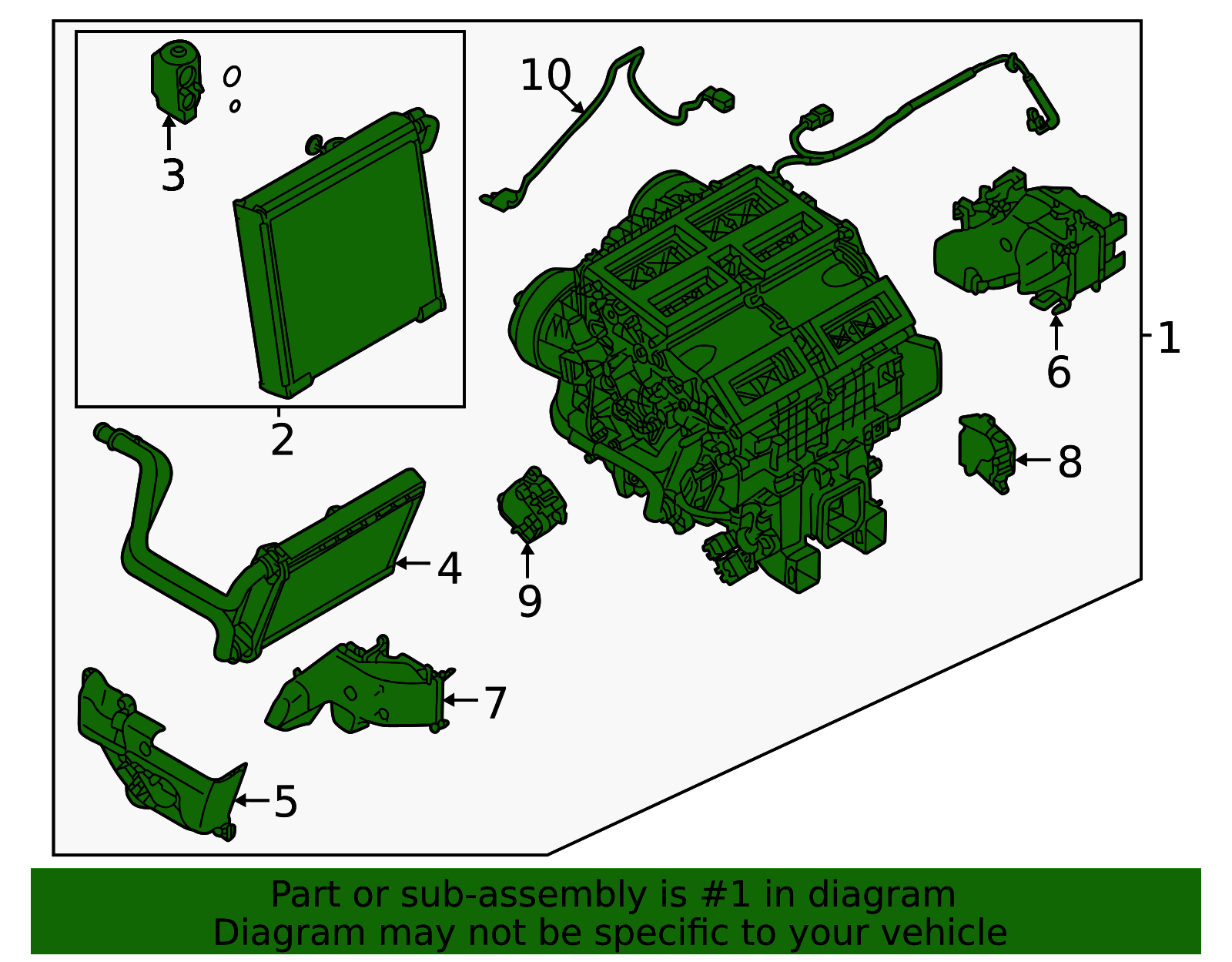 2022-2025 Nissan Rogue HVAC Unit Case Assembly 27110-6RC4B | Burien ...