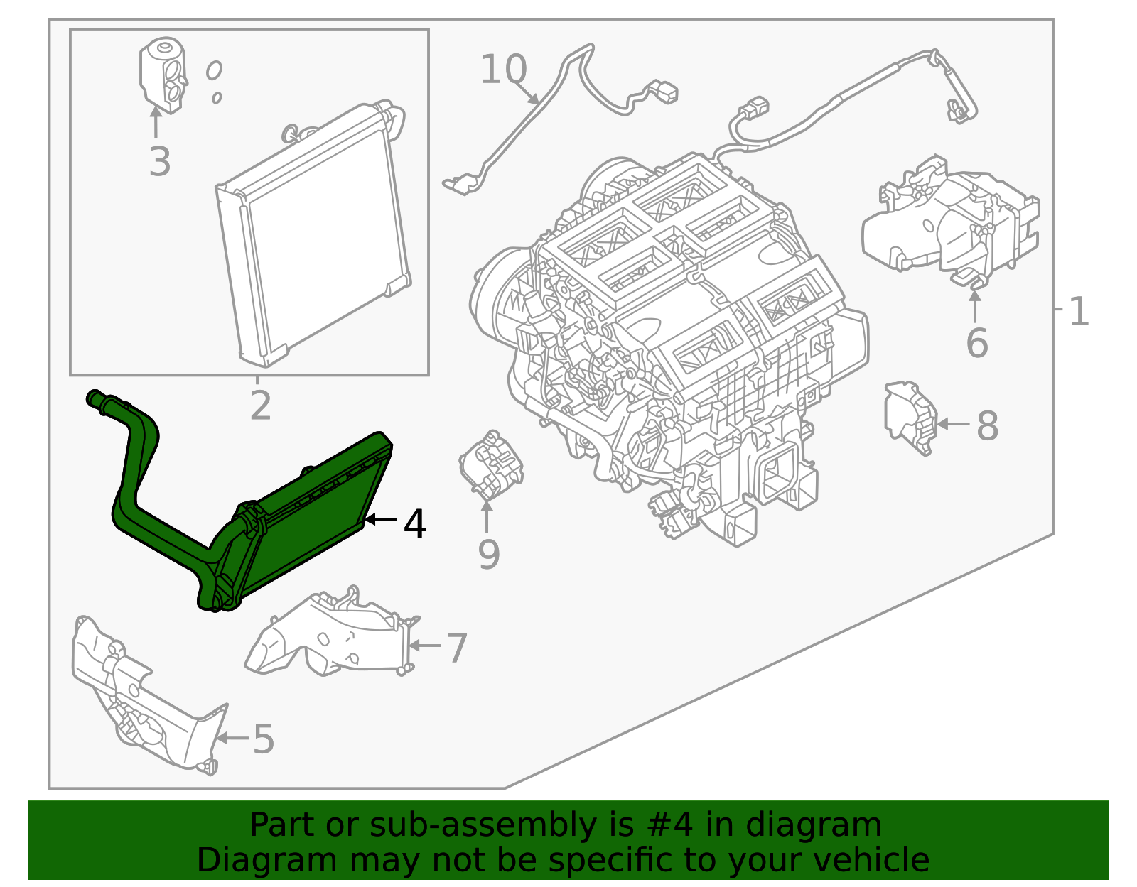 2021 Nissan Rogue Heater Core 27140-6RC0A | Scott Evans Nissan Parts