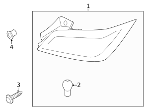Genuine Signal Lamp Assembly for 2022-2023 Hyundai | Part# 92406-J9520 ...