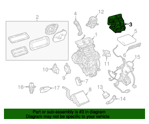 2017-2019 Jeep Compass Upper Housing 68350332AC | TascaParts.com