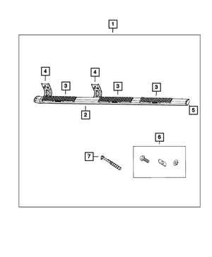 Ram Side Step Pad - 68193126AA | MoparOnlineParts | Mopar Online Parts