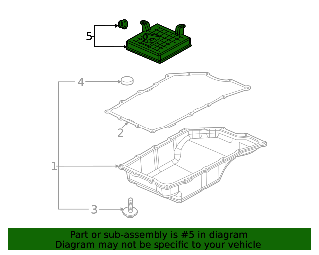 2020-2024 GM Automatic Transmission Fluid Filter Kit with Seal 24298004 ...