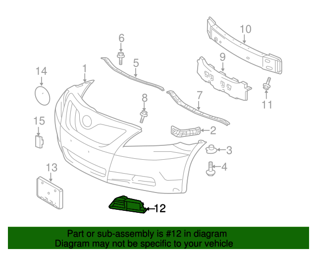 2007-2009 Toyota Camry Hole Cover 52128-06040 | Toyota Parts Center
