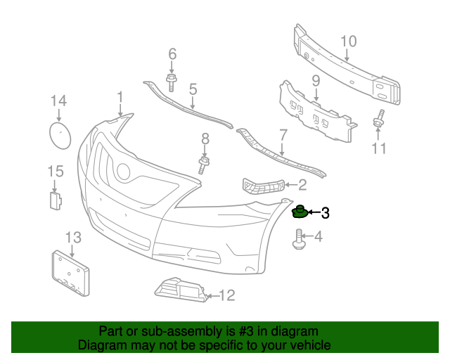 52535-50060 - Retainer 2007-2022 Toyota | Group 1 Auto Parts