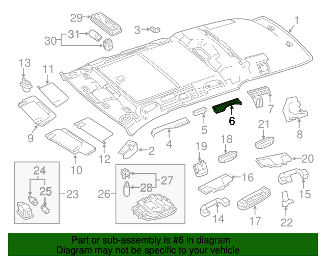 2014-2016 Mercedes-Benz Sound Absorber 212-692-69-60 | MB OEM Parts