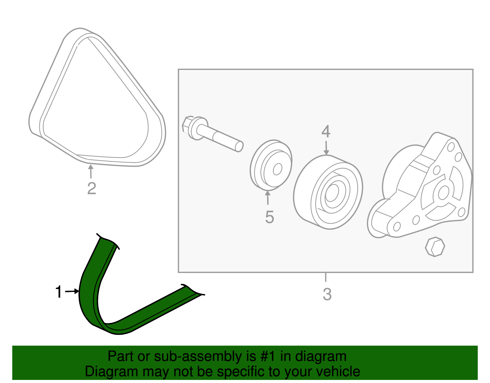 2003-2007 Honda Accord Serpentine Belt 38920-RAA-A03 | OEM Parts Online