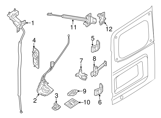 2012-2021 Nissan Release Handle 90611-9JL0A | Nissan Parts Plus