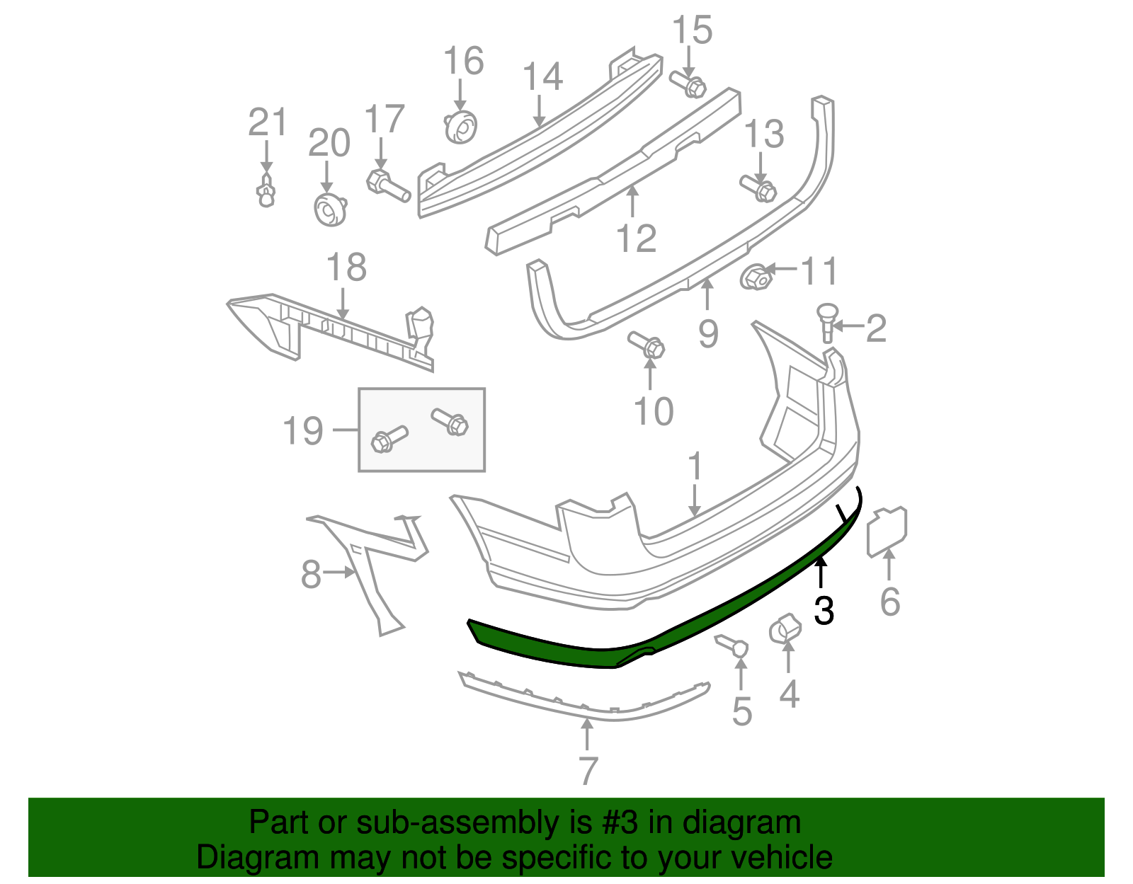 2007-2010 Volkswagen Passat Valance Panel 3C9-807-433-A-9B9 | OEM Parts ...