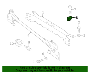 463-545-57-40 - Ajar Switch Bracket 2006-2018 Mercedes-Benz ...