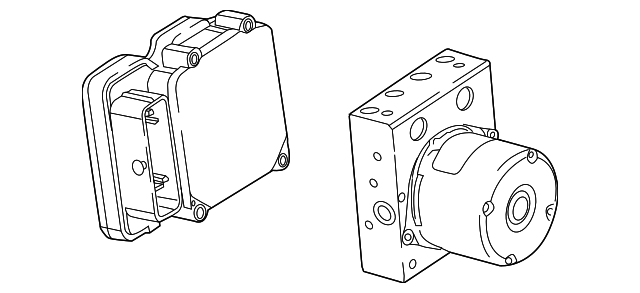 2016-2017 Chevrolet Malibu Brake Pressure Modulator Valve Assembly with ...