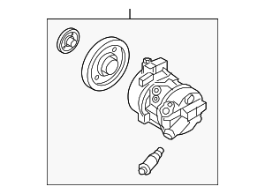 2017-2018 Hyundai Tucson Compressor Assembly 97701-D3201-AS1 | World ...