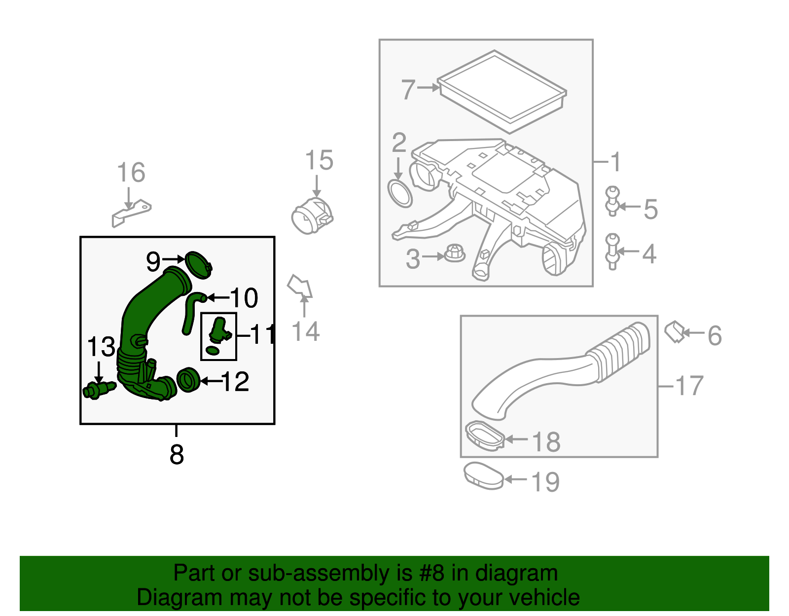 13717808157 - 2009-2013 BMW X5 Pipe Assembly (13-71-7-808-157) | Parts ...