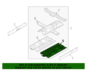 65110-M7010 - Floor Pan 2019-2024 Kia Forte | Kia.Parts Store