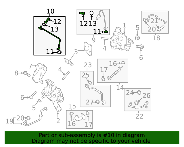 GB8Z-9T516-B - Oil Feed Tube 2019-2024 Ford | AutoNationParts.com