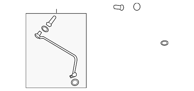 GB8Z-9T516-B - Oil Feed Tube 2019-2024 Ford | AutoNationParts.com