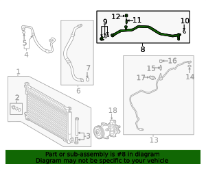 2019-2024 Toyota Suction Pipe 88710-02C60 | Toyota San Diego Parts