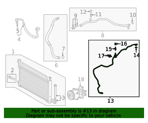 2019-2022 Toyota Corolla A/C Pipe 88710-02C90 | Toyota Parts Center