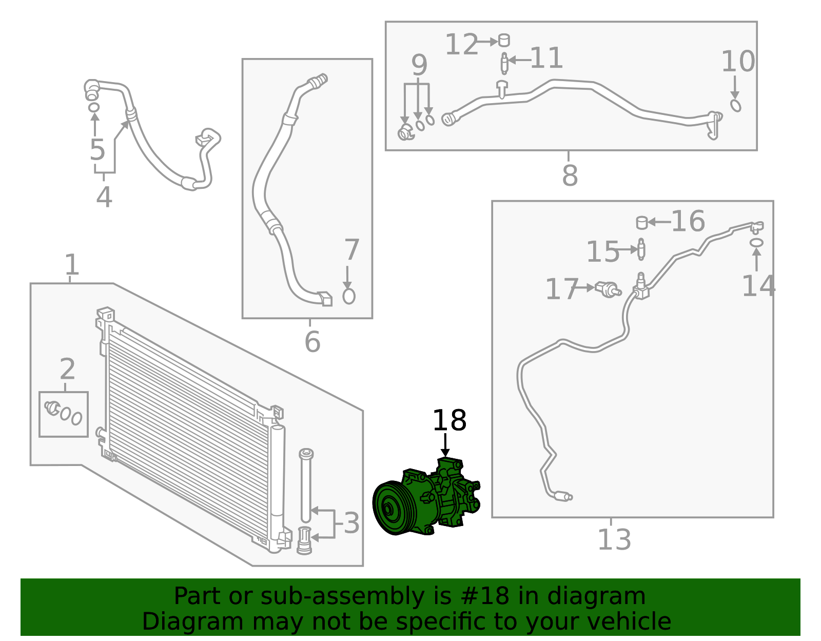 2020-2022 Toyota Corolla Compressor Assembly 88310-02B80 | Toyota Parts ...