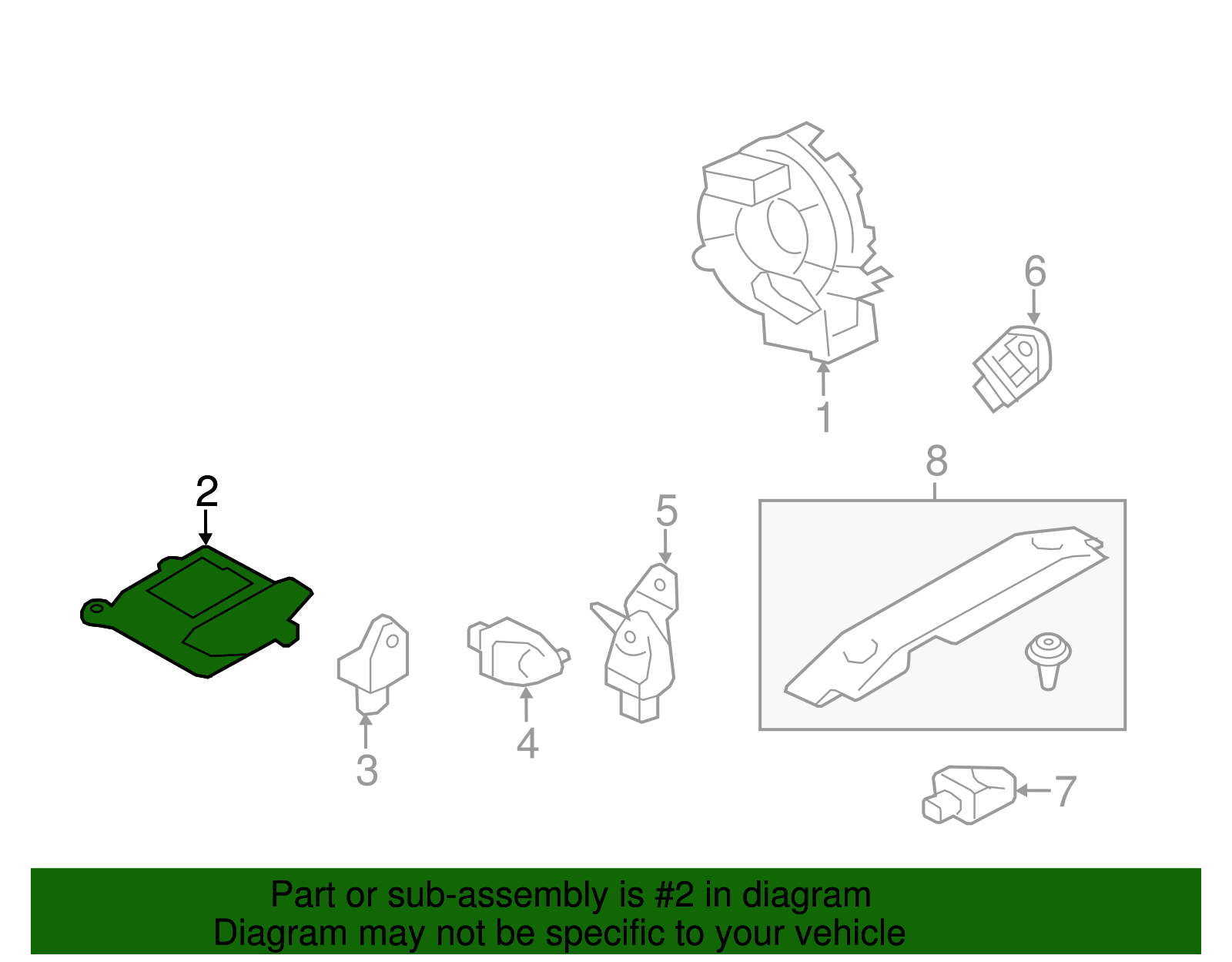 2014-2015 Subaru XV Crosstrek Control Module 98221FJ420 | QuirkParts