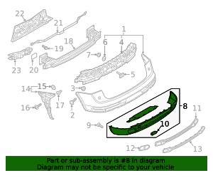 80A-807-434-E-GRU - Bumper Cover 2018-2020 Audi | AutoNationParts.com