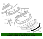 80A-807-823 - Insert 2018-2020 Audi SQ5 | Audi OEM Parts