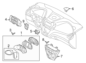 2013-2016 Hyundai Switch Assembly 93700-2W320-RYN | OEM Parts Online