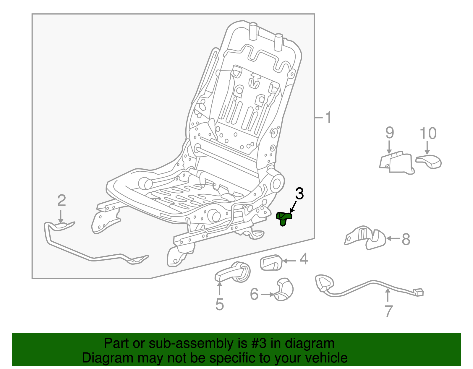 81550-SNA-A01 - 2006-2025 Honda - Sensor Seat Position | Genuine Honda ...