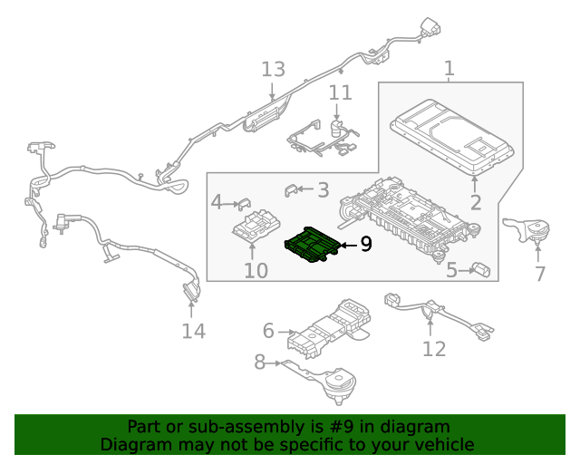 ML3Z-10B687-B - Battery Energy Control Module 2021-2023 Ford F-150 ...