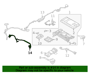2021-2023 Ford F-150 Connector Wire ml3z14a411a | TascaParts.com