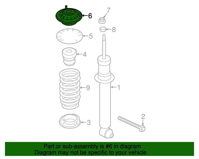 2011-2016 BMW Guide support 33-50-6-775-735 | AutoNationParts.com