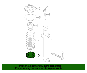 33-53-6-856-172 - Lower Pad - 2009-2020 BMW | BMWPartsHub