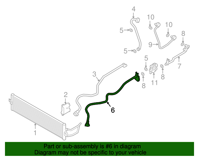 Genuine BMW 17-22-8-482-758 | Oil Return Tube | FREE Shipping on Most ...