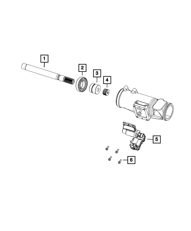 MOPAR AXLE LOCKER ACTUATOR - 68216944AA - 68216944AA | Mopar Online Parts