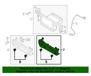 96540-J3000-RWS - Radio Module Interface 2019-2021 Hyundai Veloster ...
