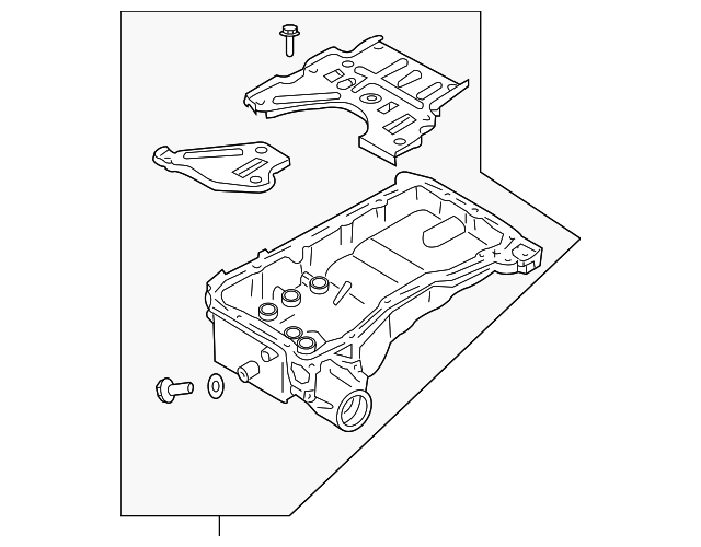 2006-2010 Infiniti M45 Oil Pan 11110-EH00A | Infiniti Parts Online