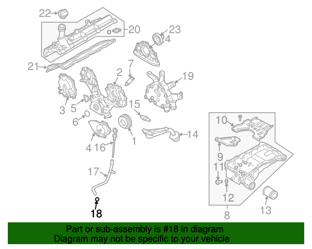 15066-AR040 - Oil Tube O-Ring 2002-2010 Infiniti | AutoNation Parts