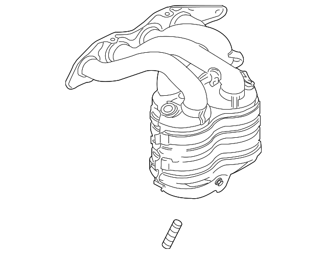 MN156670 - Exhaust Manifold 2004-2012 Mitsubishi Galant | Mitsubishi ...