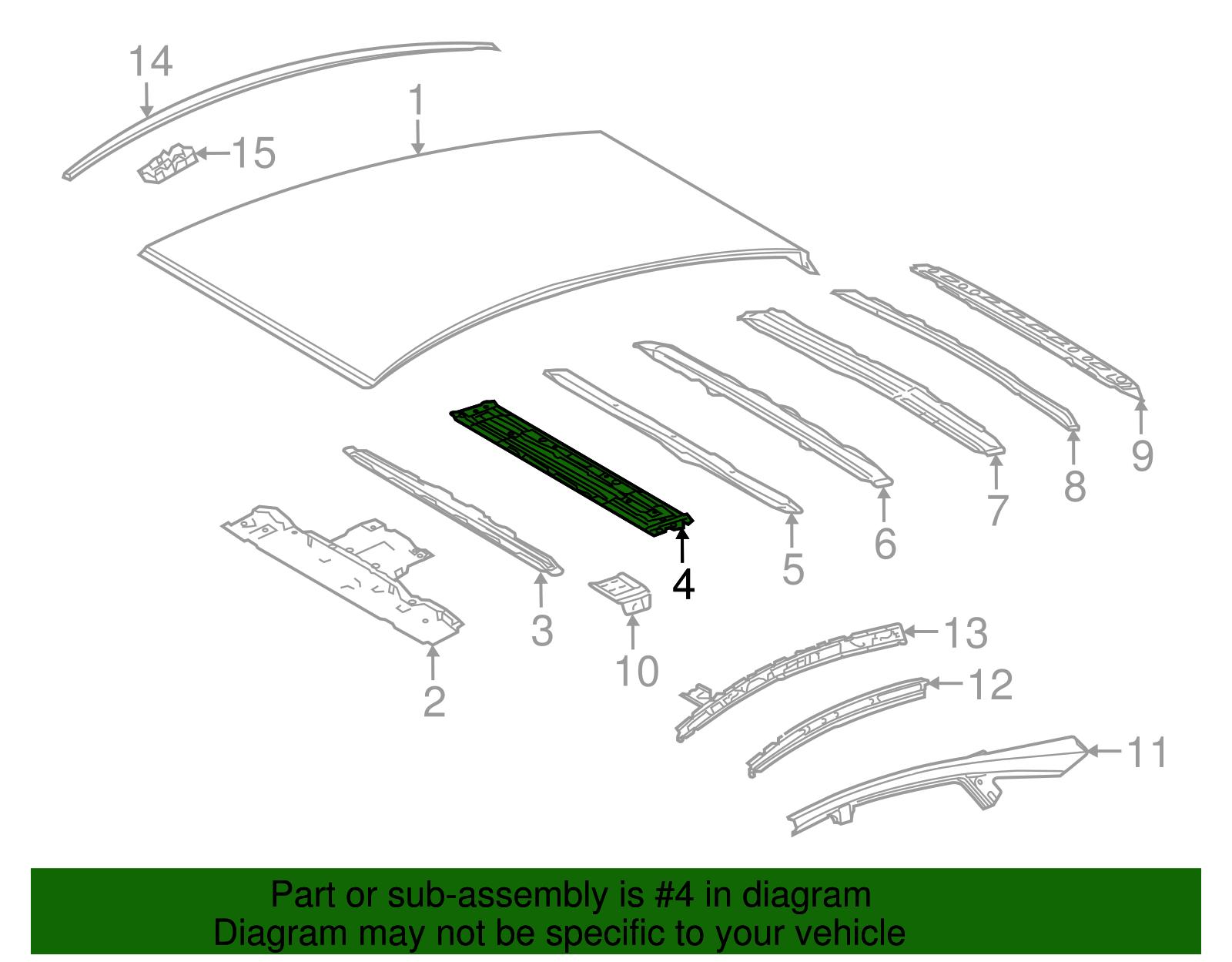 2012-2017 Toyota Prius V Center Reinforced 63103-47020 | Toyota San ...