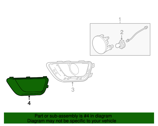 2017-2020 Chevrolet Colorado Front Driver Side Bumper Fascia Molding ...