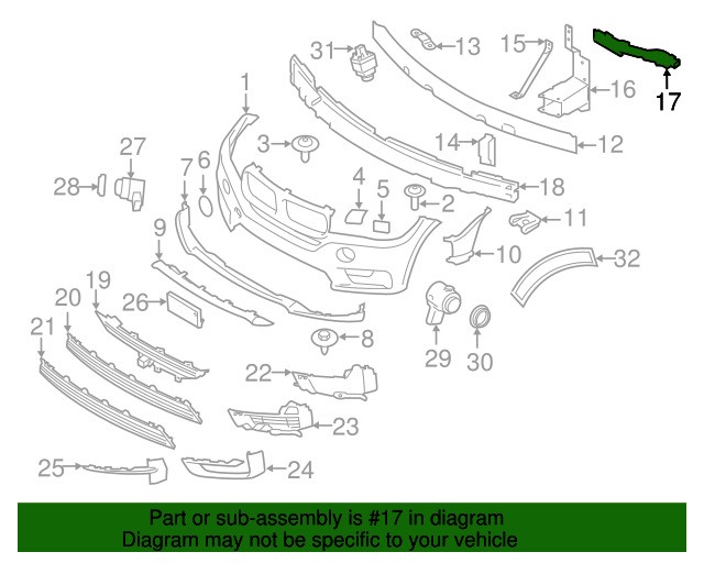 51647294491 - 2014-2019 BMW Support (51-64-7-294-491) | BMW of South ...