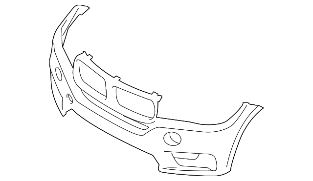 51117378617 - 2014-2018 BMW X5 Bumper Cover (51-11-7-378-617) | BMW of ...